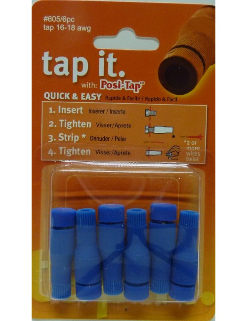 1 16 Npt Tap OEM Posi-Tap™ Military Wire-Tap Connectors | 14-24 Gauge ...