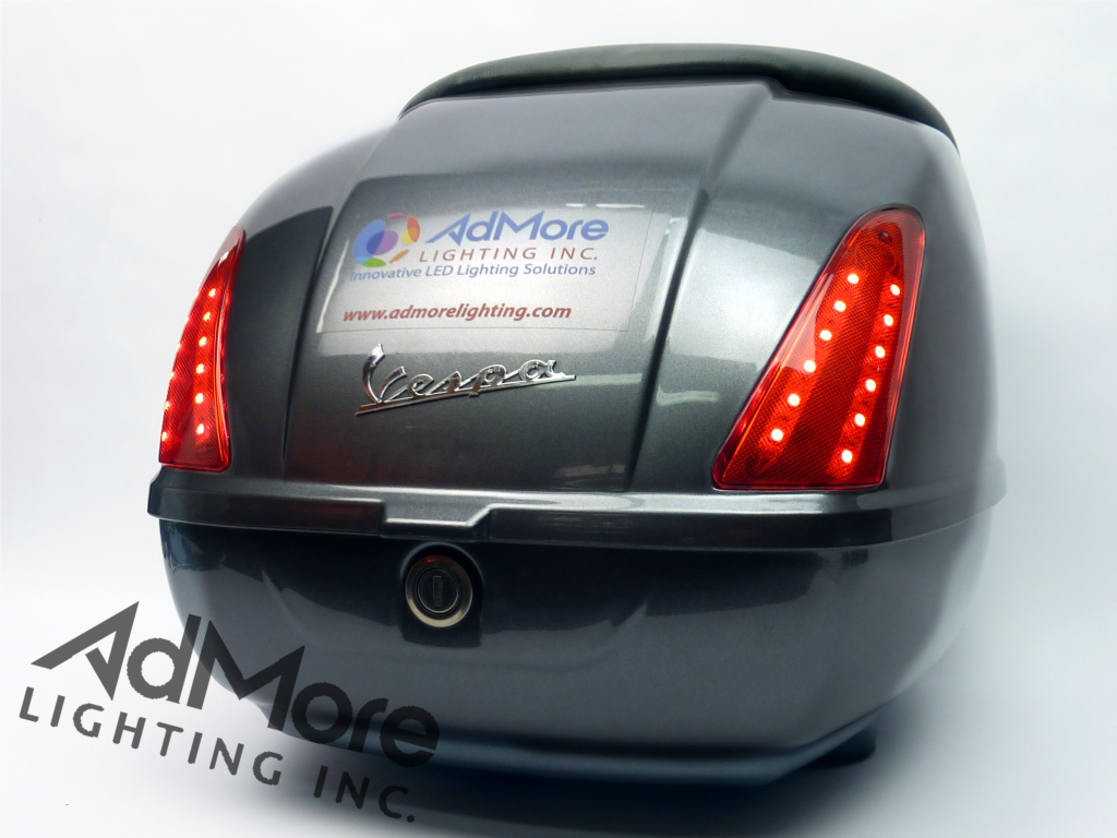 VESPA 42L TOP CASE - LED BI-COLOR KIT (CG) - AdMore Lighting Inc.