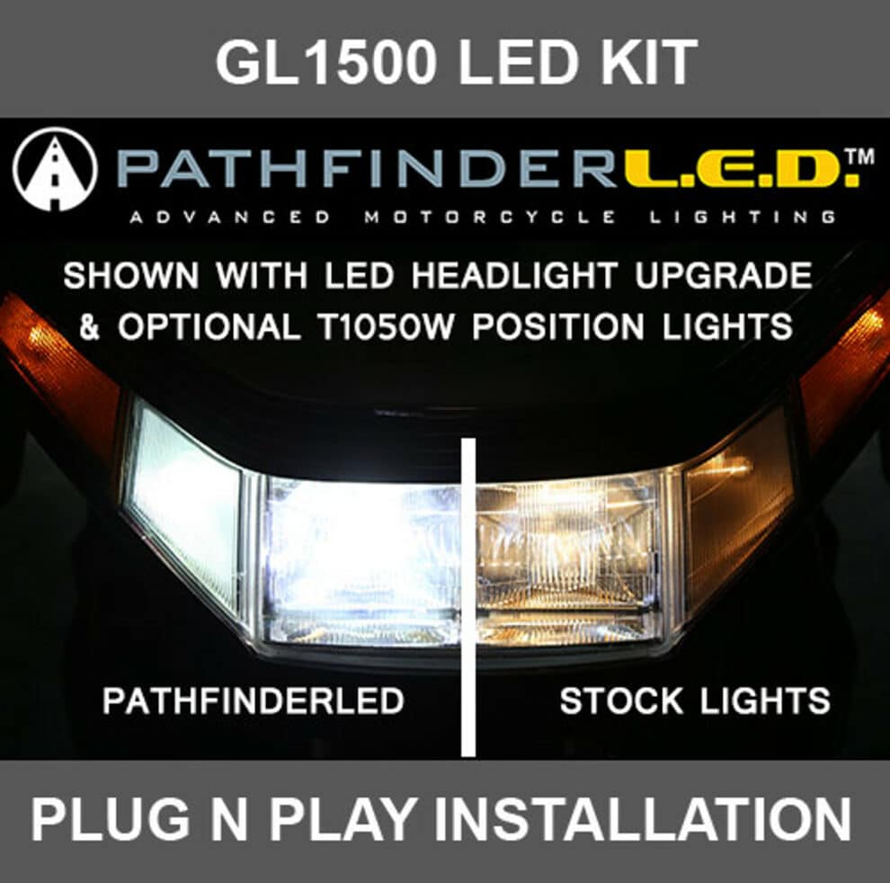 GL1500 HI/LO BEAM LED HEADLIGHT KIT - AdMore Lighting Inc.