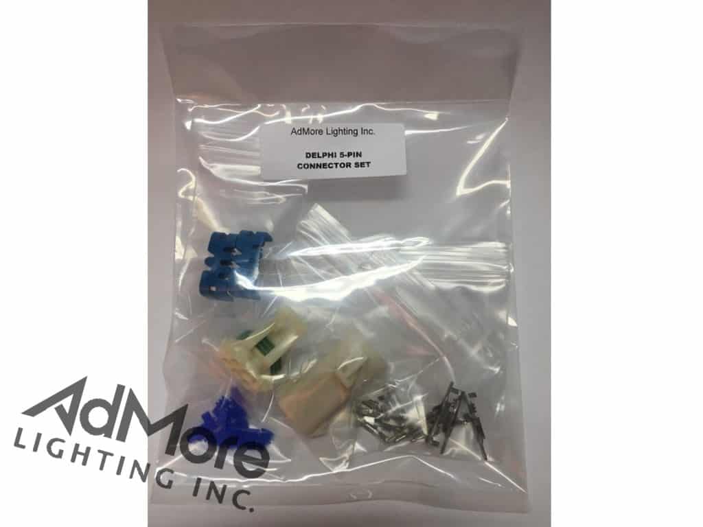 5-Pin Connector Set - Delphi Connectors - AdMore Lighting
