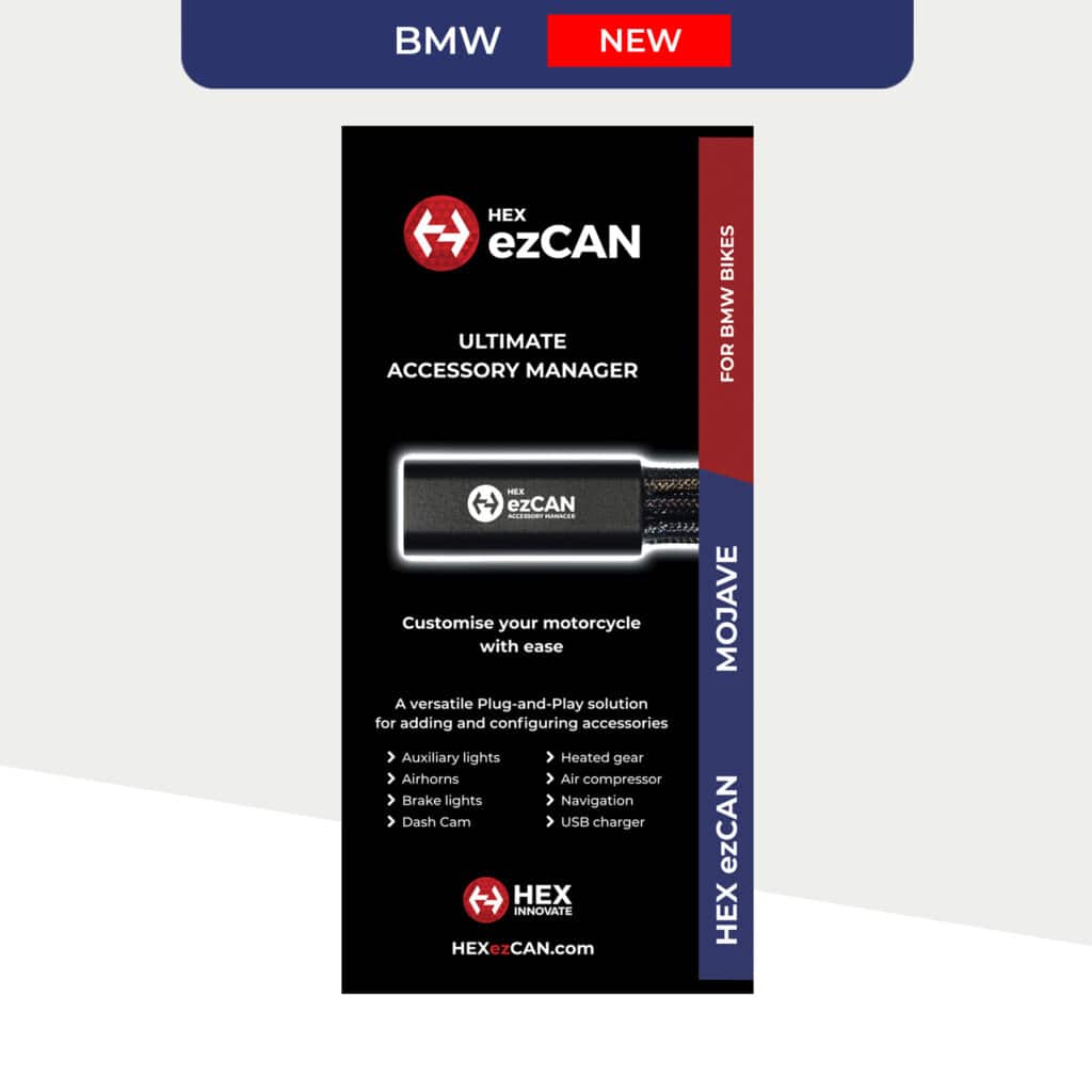 HEX ezCAN Mojave for BMW Bikes - AdMore Lighting Inc.